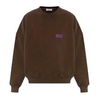 American Vintage Femme, Sweatshirts et sweats &agrave; capuche, Brun, Taille: 40 FR Plizzy SweaT-shirt