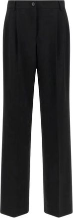 Dolce & Gabbana Straight Hosen - - Trousers - Damen - Schwarzk - XL