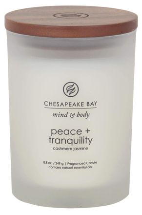 Chesapeake Bay Candle Duftkerze Peace + Tranquility (Cashmere Jasmin) Medium Jar Home Decor