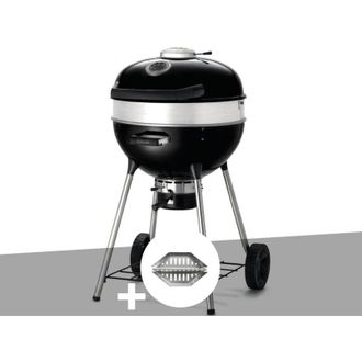 Napoleon Barbecue &agrave; charbon Charcoal Kettle Pro 57 cm + Lot de 2 paniers &agrave; charbon - Napoleon