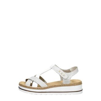 Rieker Sandalen Plat - - Shoes - Damen - Wei&szlig; - 42 EU