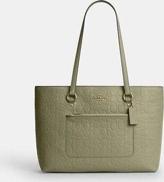 Coach Station Tote Bag Aus Signature-Leder