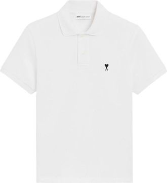 Ami Homme, Tops, Blanc, Taille: XL De Coeur Polo