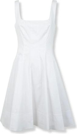 Staud Staud, Femme, Robes, Blanc, Taille: 38 FR Mini Wells Dress