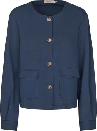 Masai Nysandra Hemdbluse - - Jackets - Damen - Blau - M