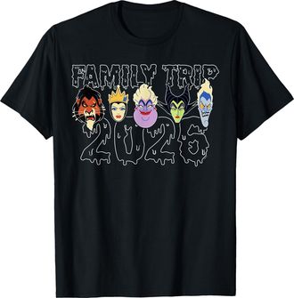 Disney Villains Family Trip 2026 Matching Disney Vacation T-Shirt