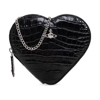 Vivienne Westwood Femme, Sacs, Noir, Taille: ONE Size Heart Crossbody