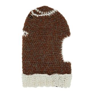 Vitelli Balaclava aus mehrfarbigen regenerierten Garnen - - Accessories - Herren - Braun - ONE SIZE