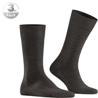 Falke Herren Socken braun Baumwolle & Mix unifarben