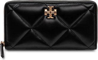 Tory Burch Femme, Accessoires, Noir, Taille: ONE Size Kira Zip Continental Wallet