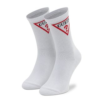 Guess Lange Socken Guess Ellen Sport Socks V2GZ00 ZZ00I r.OS Wei&szlig;