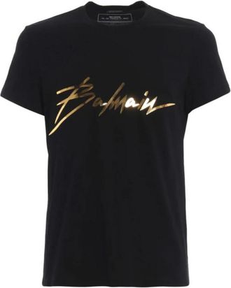 Balmain Homme, Tops, Noir, Taille: M T-Shirt