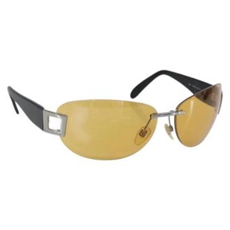 Bulgari Pre-owned Kunststoff-Sonnenbrille - - Pre-owned - Damen - Gelb - ONE SIZE