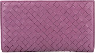 Bottega Veneta Crossbody Bags - Intrecciato Wallet - Gr. unisize - in Violett - f&uuml;r Damen