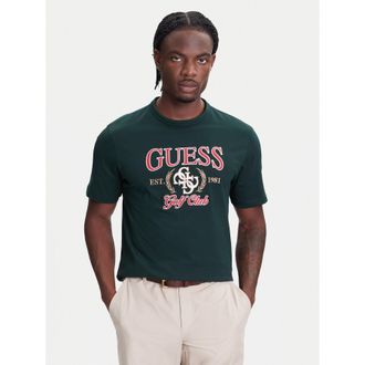 Guess T-Shirt M5YI22 K8FQ4 Gr&uuml;n Regular Fit