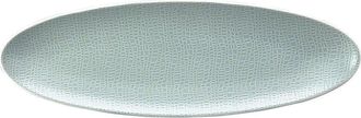 SELTMANN WEIDEN 001.743863 Fashion green chic Servierplatte schmal, Porzellan, T&uuml;rkis
