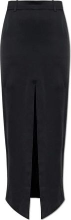 Tom Ford Femme, Jupes, Noir, Taille: 36 FR Crepe Envers Satin Tailored Skirt