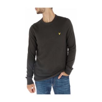 Lyle & Scott Rundhals-Strickware - - Knitwear - Herren - Grau - 2XL