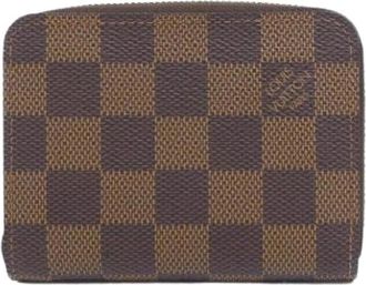Louis Vuitton Porte-monnaie Damier Pre-owned - Femme - Pre-owned - Brun - Taille: ONE Size