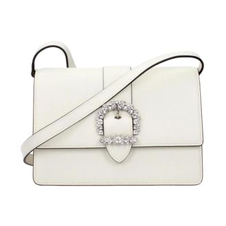 Jimmy Choo London Sac bandouli&egrave;re Cherix - Femme - Sacs - Blanc - Taille: ONE Size