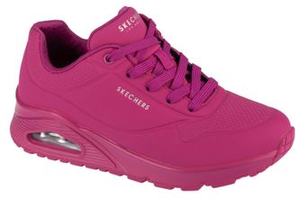 Skechers Damen UNO-Stand on Air Sneaker, Magenta, 37.5 EU
