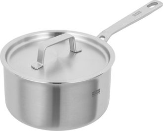 Kuhn Rikon Kuhn Rikon CULINARY FIVEPLY Stielkasserolle 2.5 L, 18 cm, Edelstahl, unbeschichtet