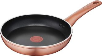 Lagostina Ramata, Kupfer-Effekt außen, Aluminium-Antihaftbeschichtung, Durchmesser 24 cm, schwarz