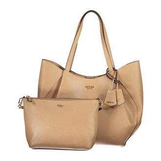 Guess Femme, Sacs, Beige, Taille: ONE Size Amorette Bag