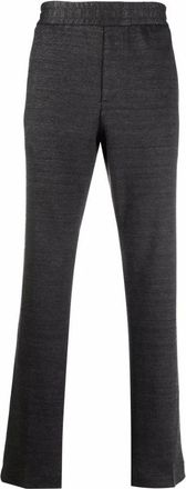 Ferragamo Homme, Pantalons, Gris, Taille: 2XL Pantalon Droit à Taille Élastiquée