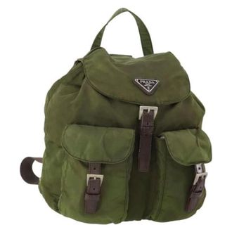 Prada unisex, Pre-owned, Vert, Taille: ONE Size Pre-owned Vintage Backpack