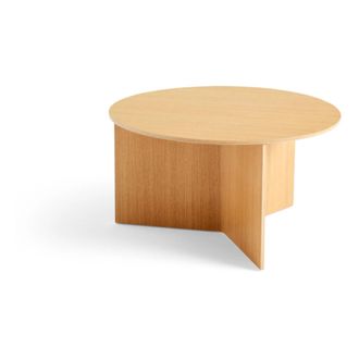 HAY Table Slit ronde en bois Hay