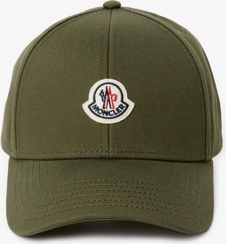 Moncler Casquette brod&eacute;e en coton