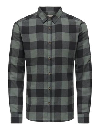 Only & Sons Onsgudmund Ls Checked Shirt Noos
