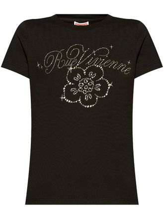 Kenzo t-shirt Boke-flower en coton biologique - Noir