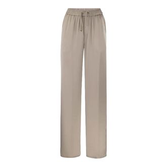 Herno Femme, Pantalons, Beige, Taille: 34 FR Wide Pantalons