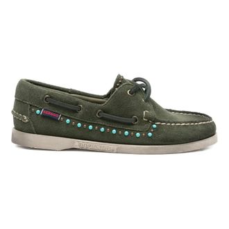 Sebago Antik Messing Studs Damen Stil - - Shoes - Damen - Gr&uuml;n - 40 EU