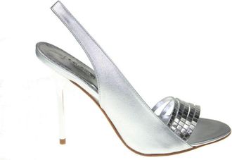 Buffalo 8245-372 Damen Sandale Glattleder silber EU 38 (met silver)