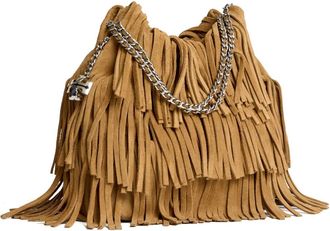 Tory Burch Femme, Sacs, Brun, Taille: ONE Size Sac à bandoulière Cuoio Mini Fleming Style