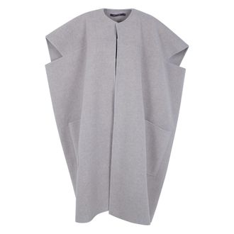 Sofie D'Hoore Ciovo &Auml;rmellose Oversized Jacke - - Jackets - Damen - Grau - S