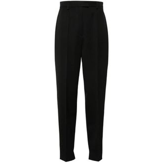 Prada Ma&szlig;geschneiderte Wollhose - - Trousers - Damen - Schwarzk - XS