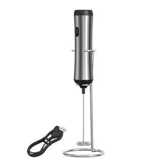 Generico Lait Frother Handheld M&eacute;langeur de boissons &eacute;lectrique rechargeable pour mixeur &agrave; caf&eacute;