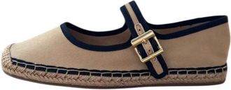 Tommy Hilfiger Femme, Chaussures, Beige, Taille: 39 EU Tommy Hilfiger Flat shoes