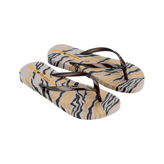 Ipanema Damen ANIMALE Print III FEM Flipflop, Grey/Bronze, 43 EU