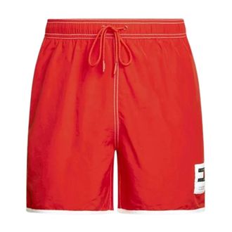Tommy Hilfiger Medium Drawstring - - Swimwear - Herren - Rot - 2XL
