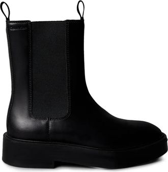 Calvin Klein bottines chelsea en cuir - Noir