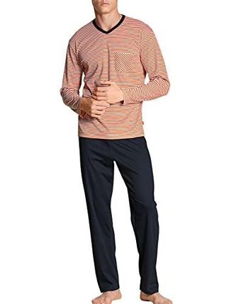 CALIDA Relax Streamline 2 Ensemble de Pijama, Mandarine Orange, M Homme