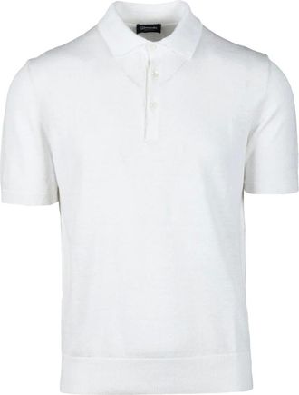 Drumohr Homme, Tops, Blanc, Taille: 3XL Pull en Lin et Coton