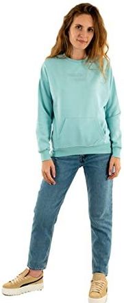 Project X Paris Sweat col Rond Broderie Relief Cyan M