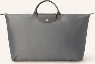 Longchamp Weekender Le Pliage M grau