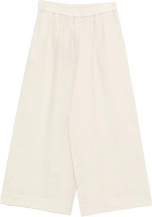 Max Mara Femme, Pantalons, Beige, Taille: 36 FR Wide Pantalons